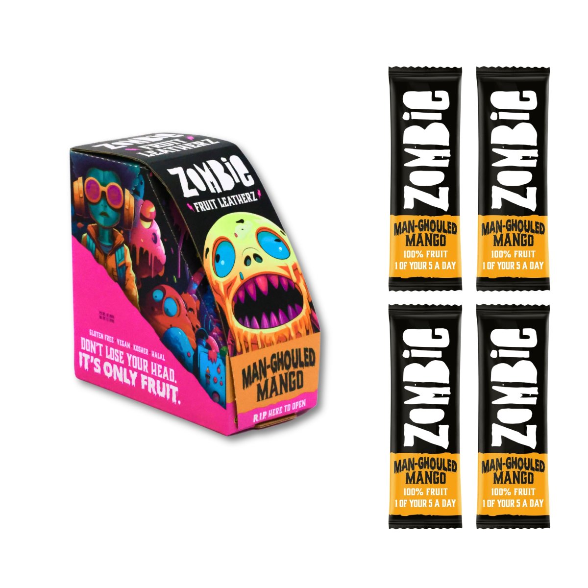 Zombie Fruit Bars - Ghouled Mango - 300g (VE 12 x 25g) | Fair Vape