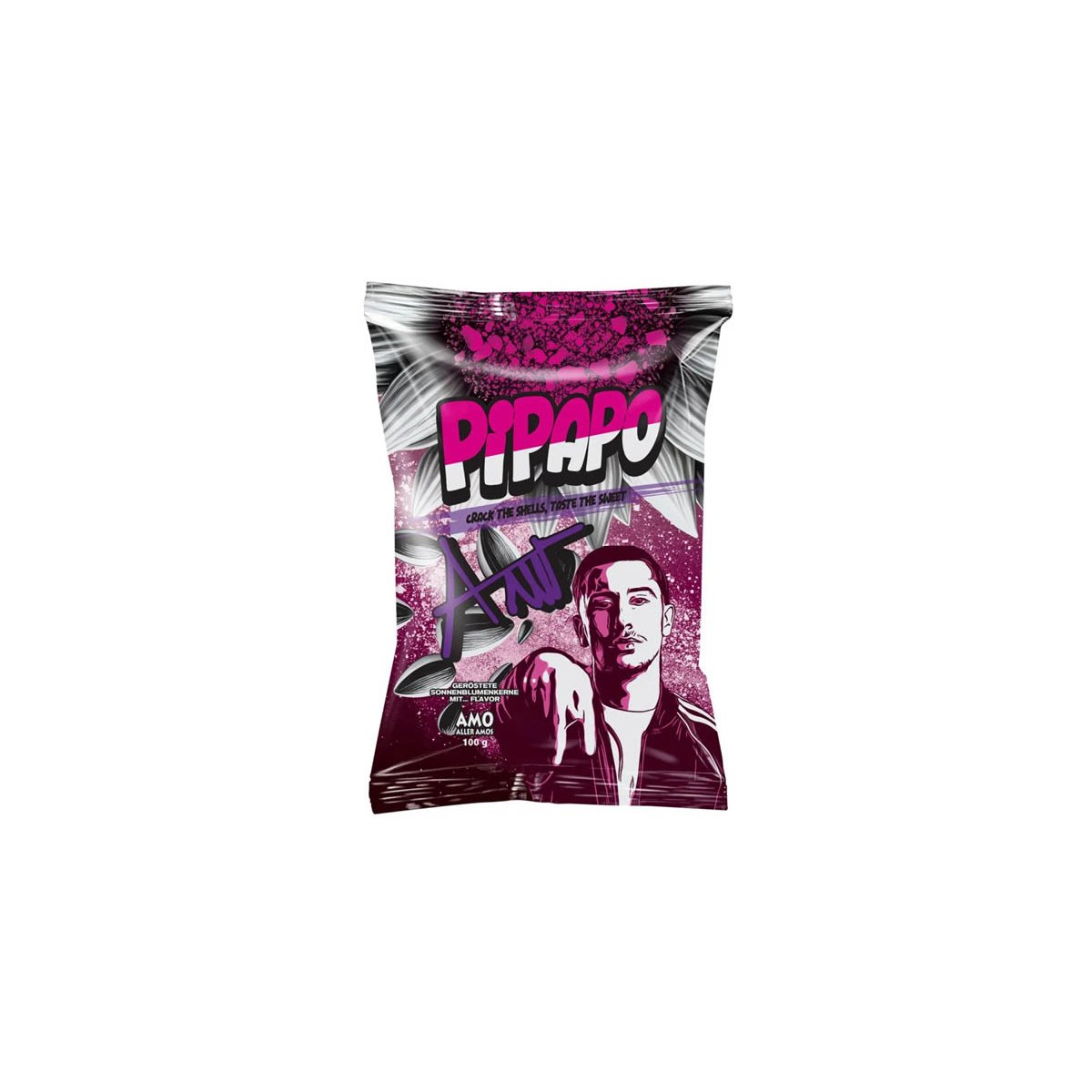 PIPAPO - AMO Sonnenblumenkerne - Popcorn - 100g (1x) | Fair Vape | Gr