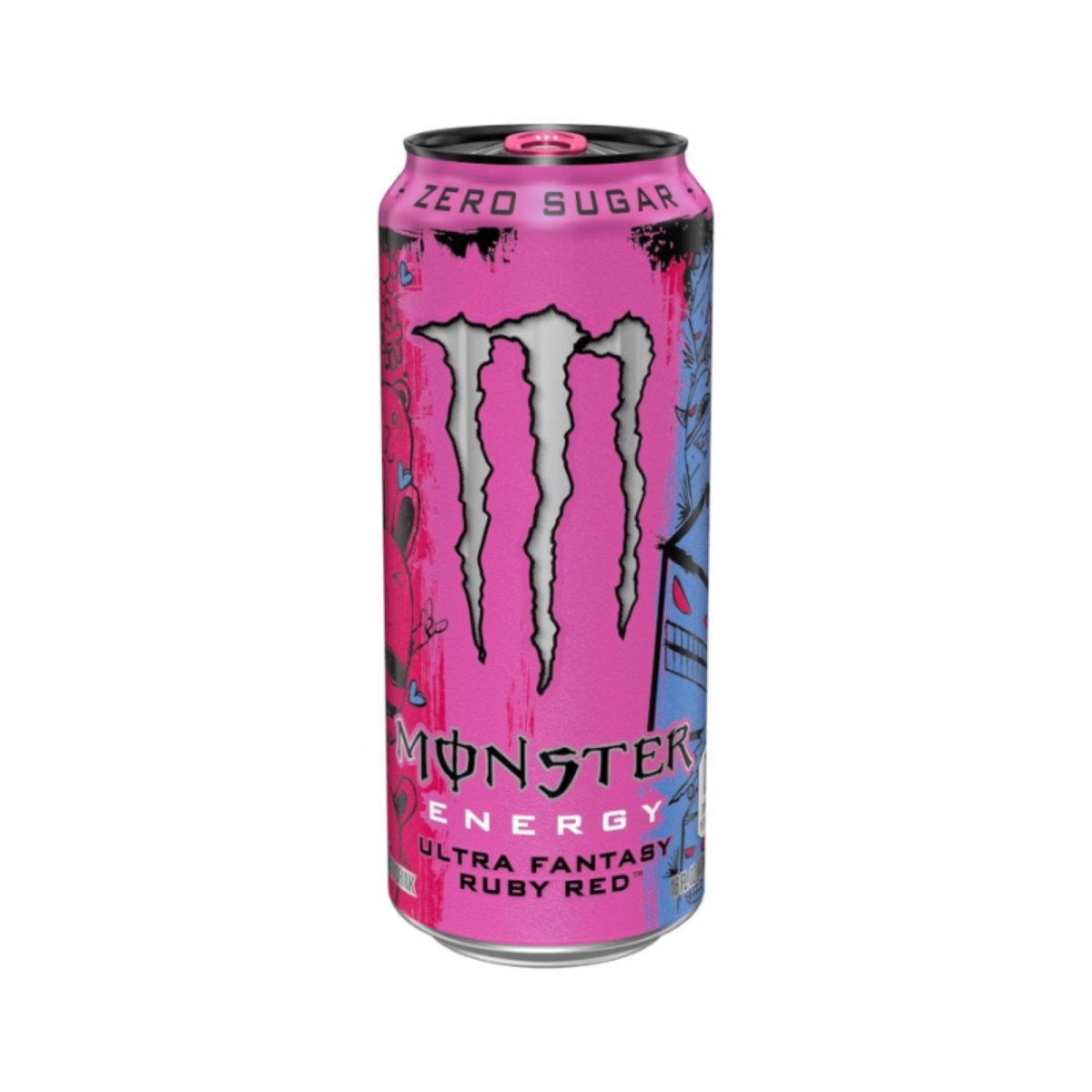 Monster Energy Ultra Fantasy Ruby Red – 473ml – Zuckerfreier Frucht-G